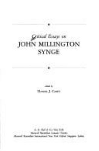 Critical Essays on British Literature Ser.: Critical Essays on John ...
