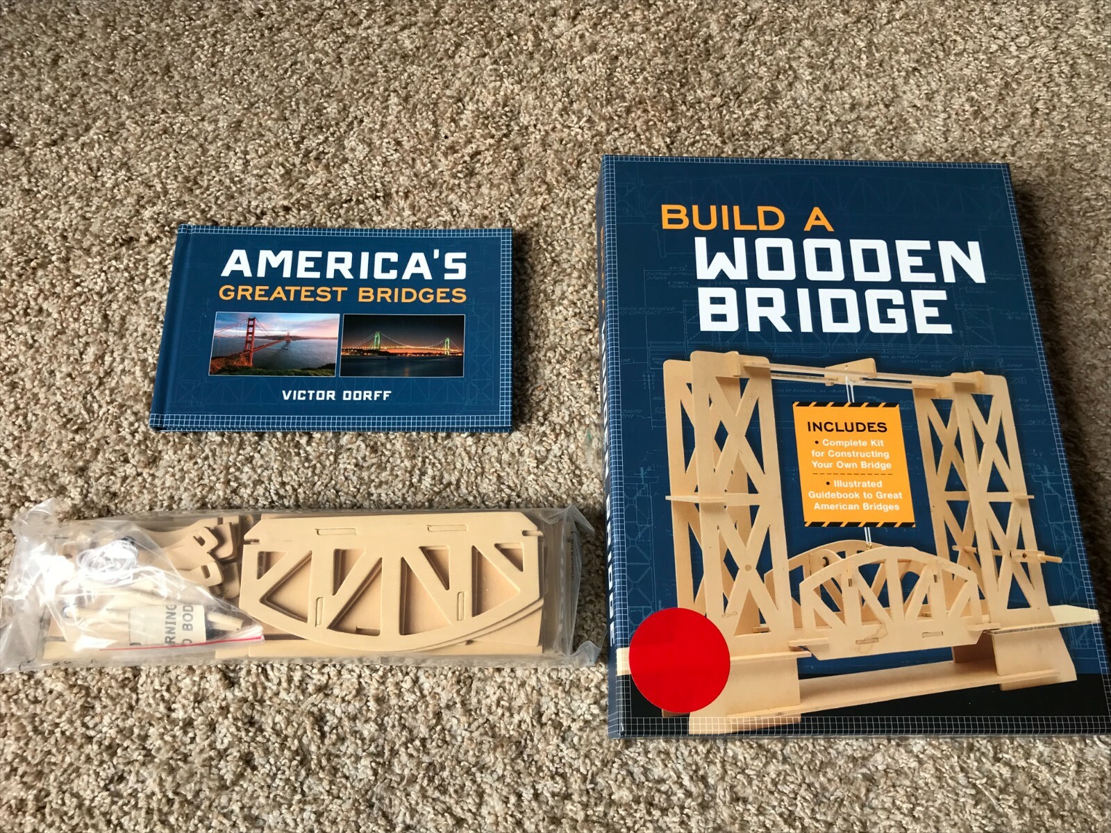 Build a Wooden Bridge Kit America's Greatest Bridges Book Included Gift ...