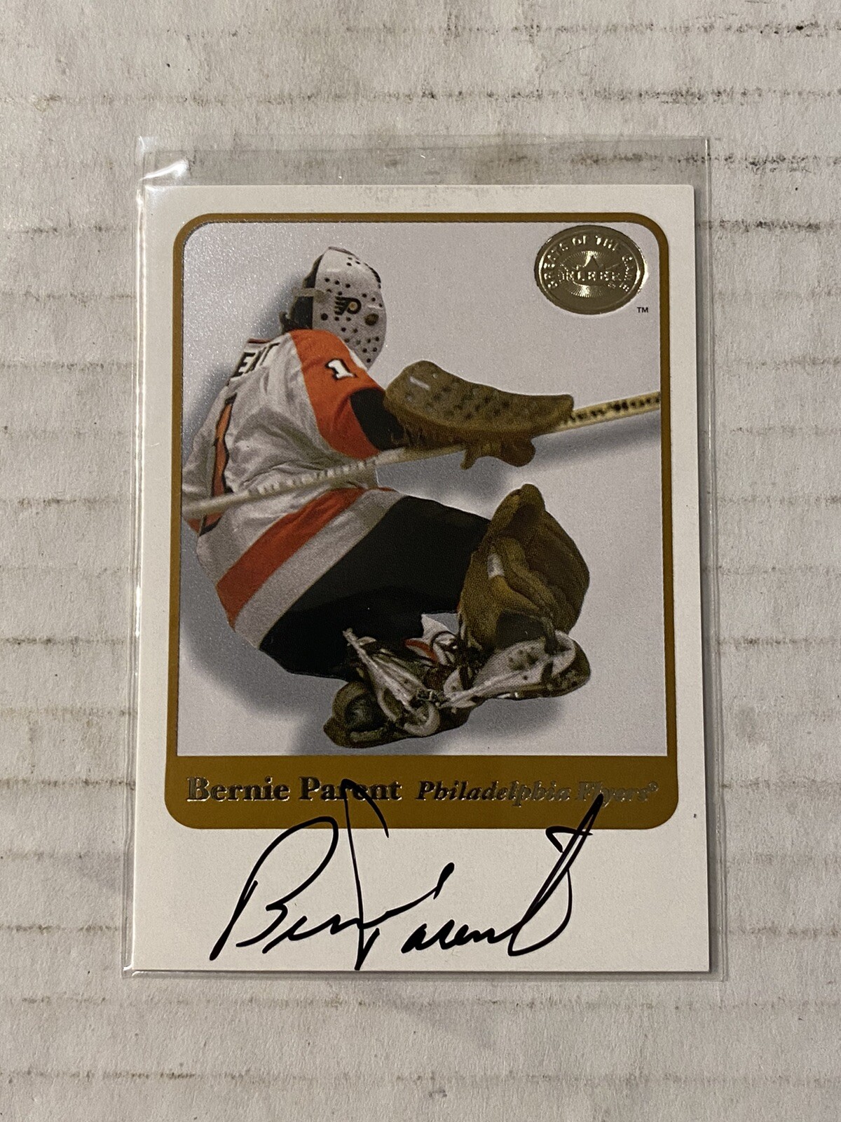 2001-02 Fleer Greats of the Game - Autographs Bernie Parent (AU) for ...