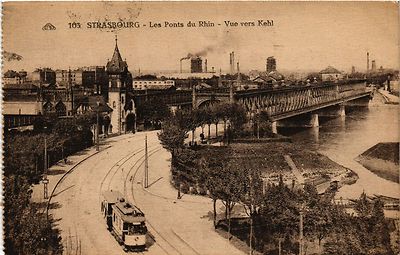 CPA AK STRASBOURG - Les Ponts du Rhin (276033) | eBay