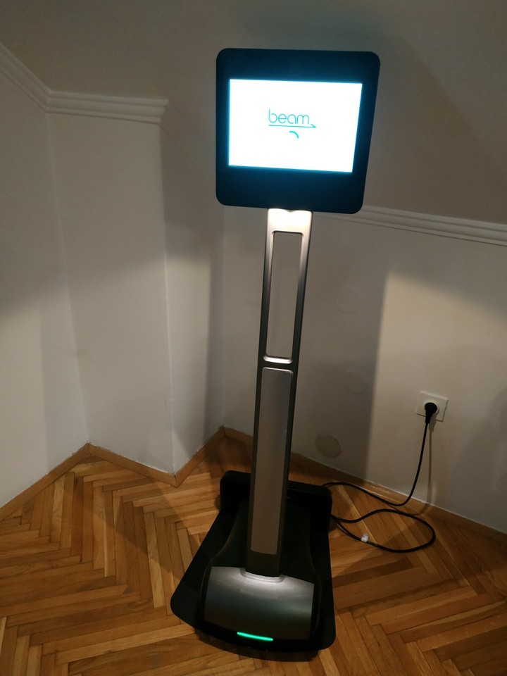 Beam Telepresence Robot - Suitable Technologies - Beam Charging Station ...