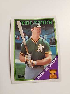 1988 Topps - Topps All-Star Rookie #580 Mark McGwire Error Card | eBay