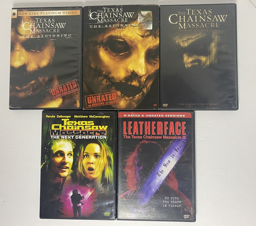 Texas chainsaw massacre Leatherface DVD lot | eBay
