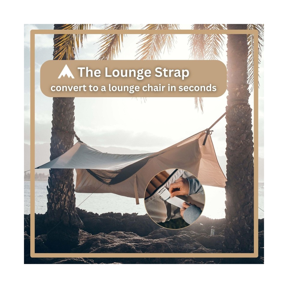 Haven Tents Lay Flat Hammock Tent - Waterproof Tent & Camping Hammock with Mo... | eBay