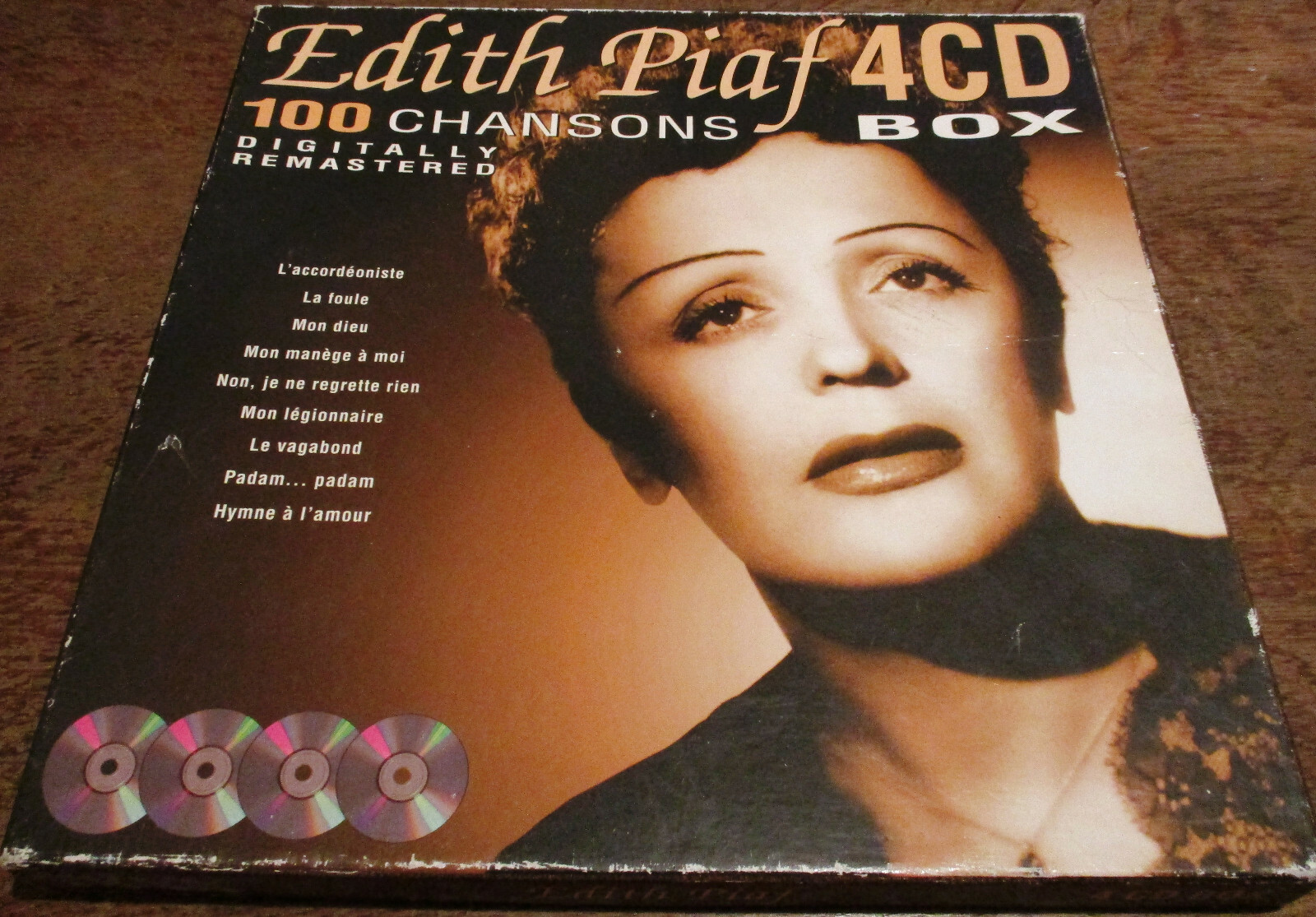 EDITH PIAF COFFRET 4 CD + LIVRE PHOTOS (100 CHANSONS) | eBay