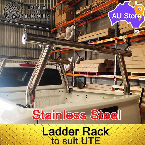 Heavy Duty Stainless Steel Ladder Rack Cross Bar For Ute Ranger Hilux ...