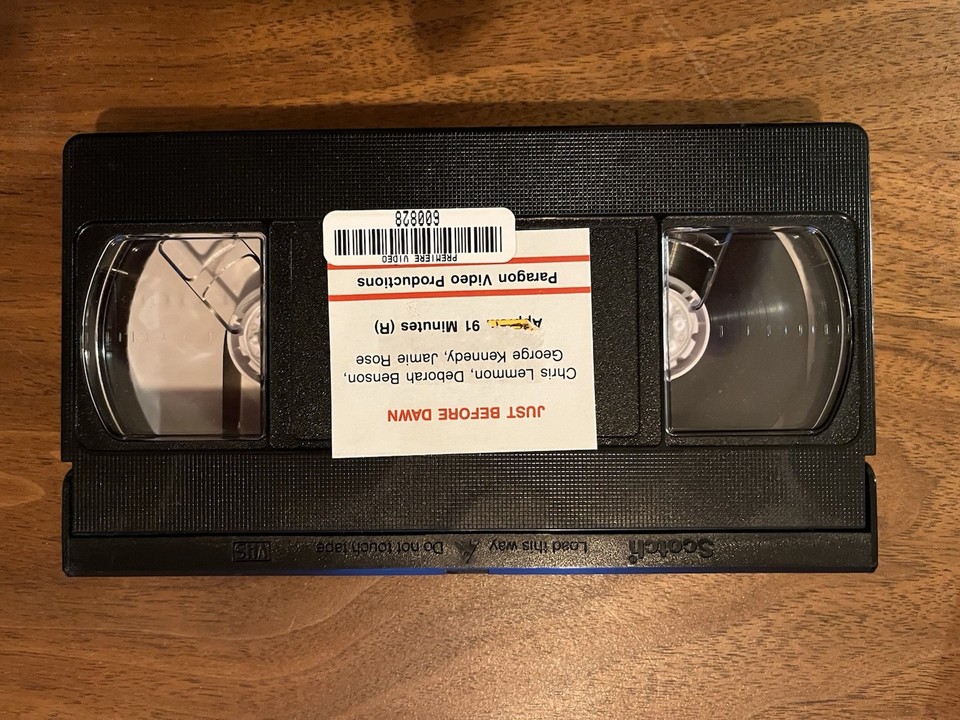 RARE Horror VHS Just Before Dawn - Paragon Video Productions | eBay