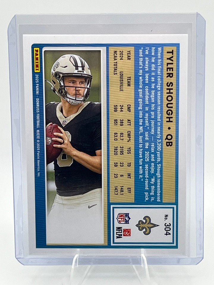 Tyler Shough 2025 Donruss #304 | eBay