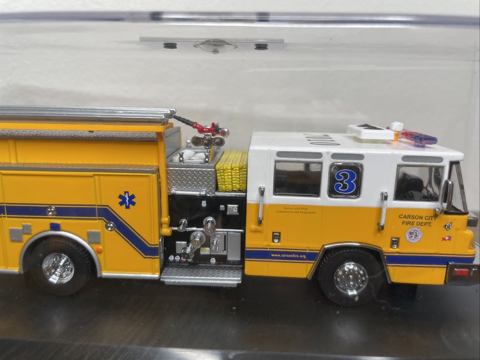 Code 3 Carson City, NV, Pierce Quantum Pumper Eng 3 Pristine, COA 1470 ...