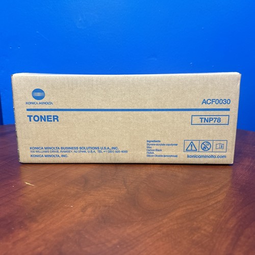 Konica Minolta Genuine TNP78 Black Toner ACF0030 BH 4020i Open Box ...