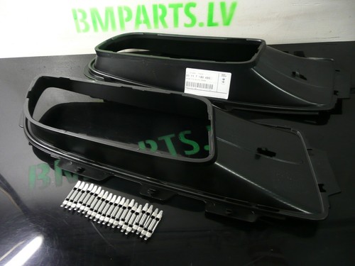 NEW GENUINE BMW X5 E70 BUMPER VENTILATION GRILL TRIM COVER SET FRONT ...