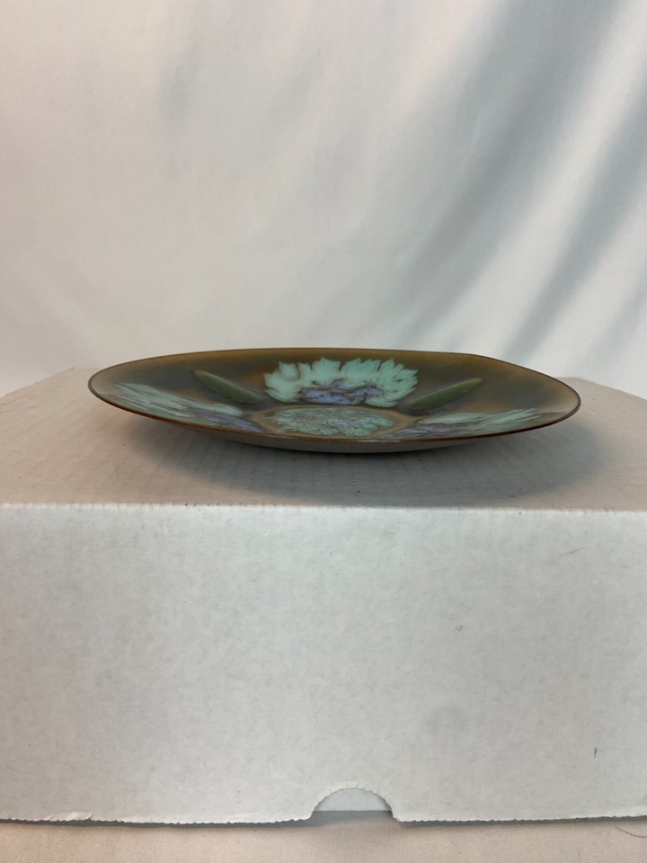 Edward Star 1960s Enamel Copper Plate Signed | eBay