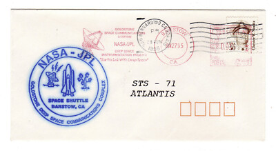 Shuttle STS-71 Atlantis Launch Mir Docking NASA/JPL Goldstone Barstow ...