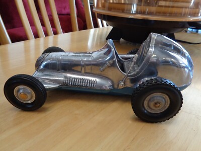 Rare Tether Car 1950's Roy Cox Chrome Thimble Drome Champion ALUMINUM ...
