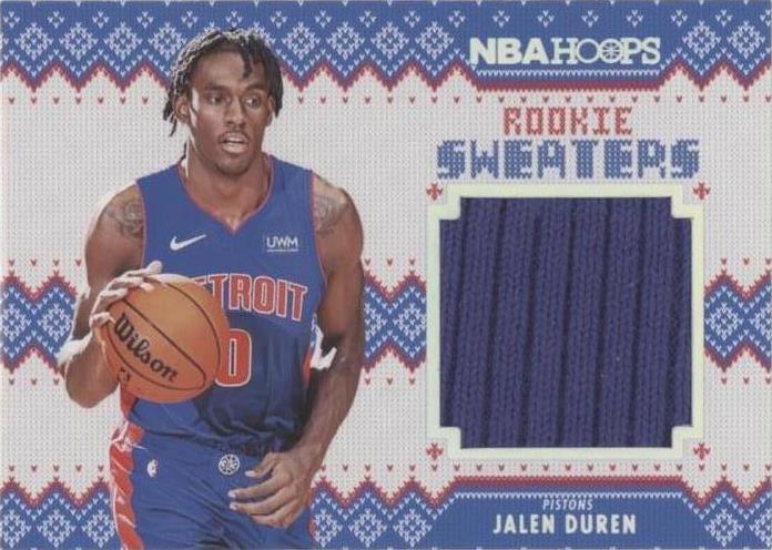 2022-23 Panini NBA Hoops - Rookie Sweaters Jalen Duren #RS-JA (MEM, RC ...