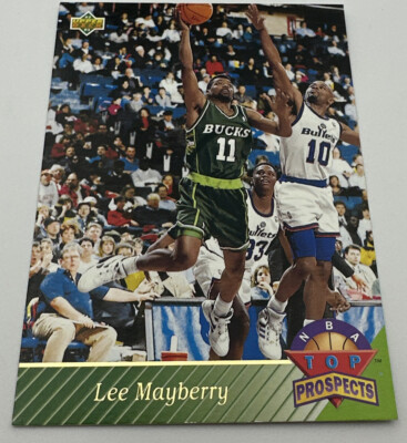 1992-93 NBA Upper Deck Lee Mayberry RC Rookie #471 🔥 Top Prospects ...