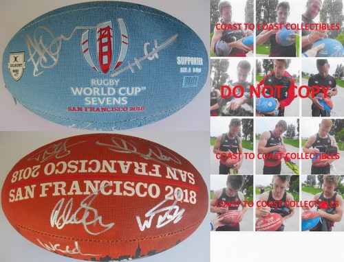 2018 England National Rugby Sevens,team,signed,autographed,WC Rugby ...