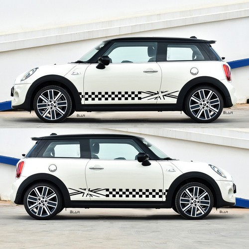 Car Truck Sticker Checkered Flag Graphic Vinyl Decals DIY Decoration ...