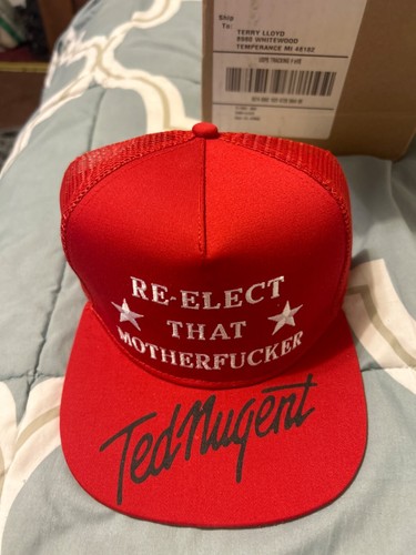 ted nugent trump hat brand new never warn | eBay