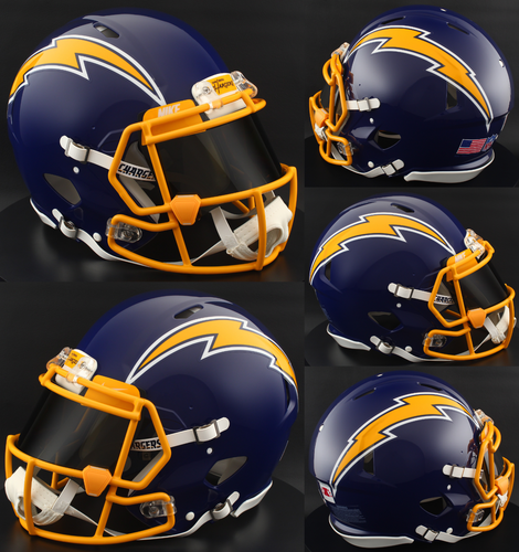 SAN DIEGO CHARGERS NFL Riddell Speed Full Size REPLICA THROWBACK ...