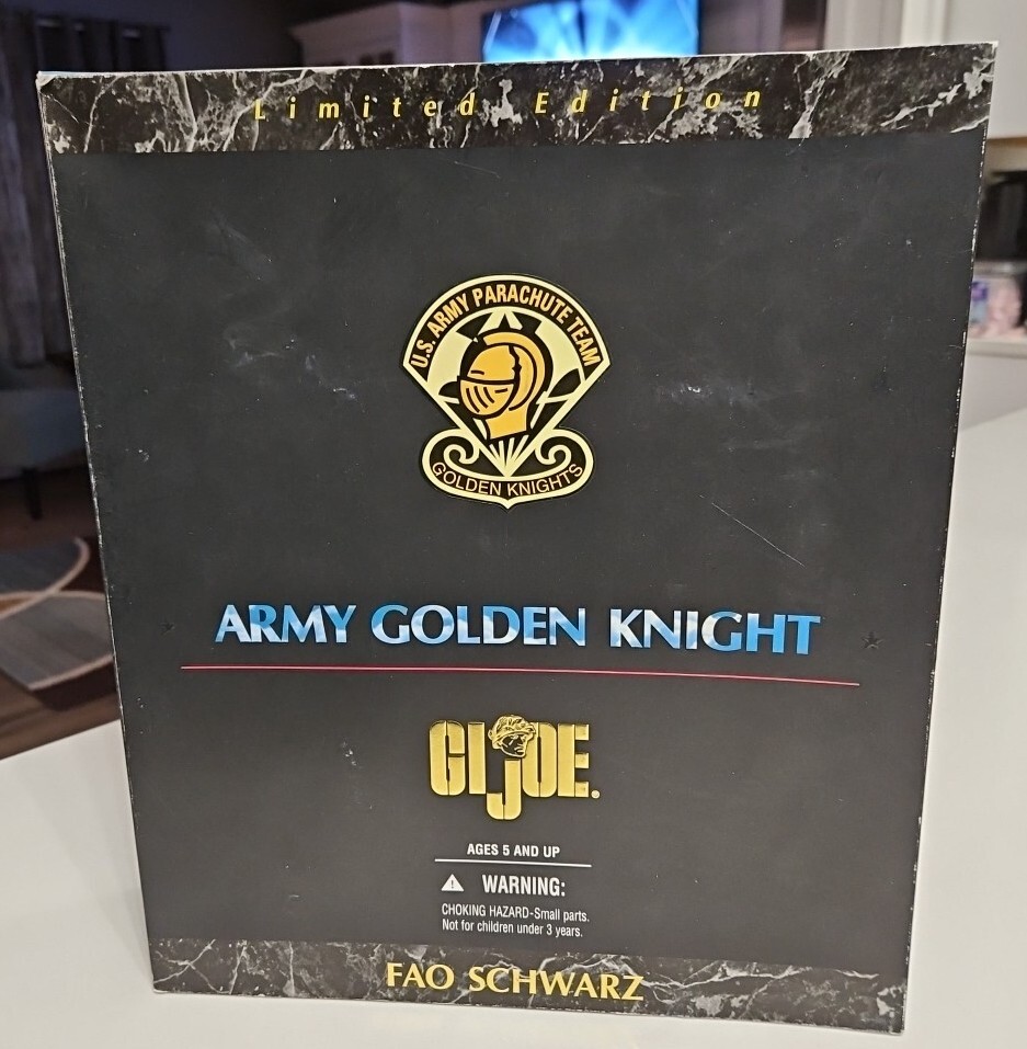 1997 GI Joe ARMY GOLDEN KNIGHT 12" FAO Schwarz Limited Edition Action ...