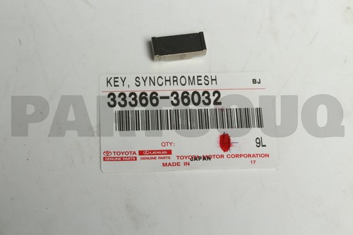 3336636032 Genuine Toyota KEY, SYNCHROMESH SHIFTING, NO.2 33366-36032 ...