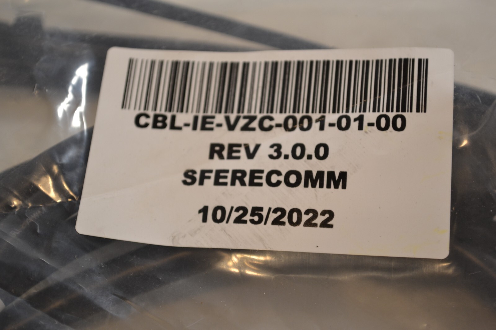 SFERECOMM CBL-IE-VZC-001-01-00 REV 3.0.0 | eBay