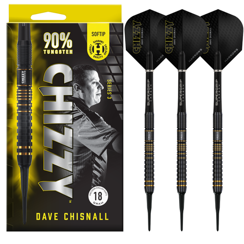 Dave Chisnall Chizzy Series 3 90% Tungsten Soft Tip Darts by Harrows | eBay