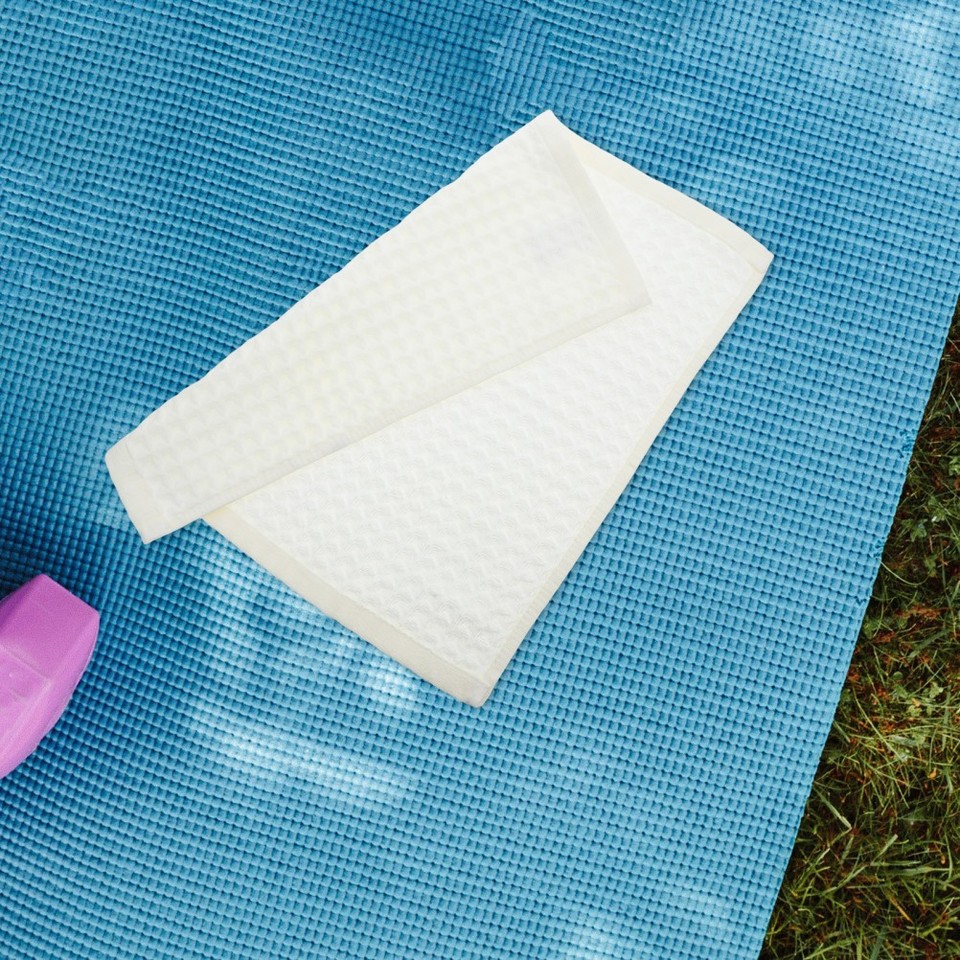 4 Pcs Decorative Towels for Bathroom Facecloth Soft Cotton Waffle Weave ...