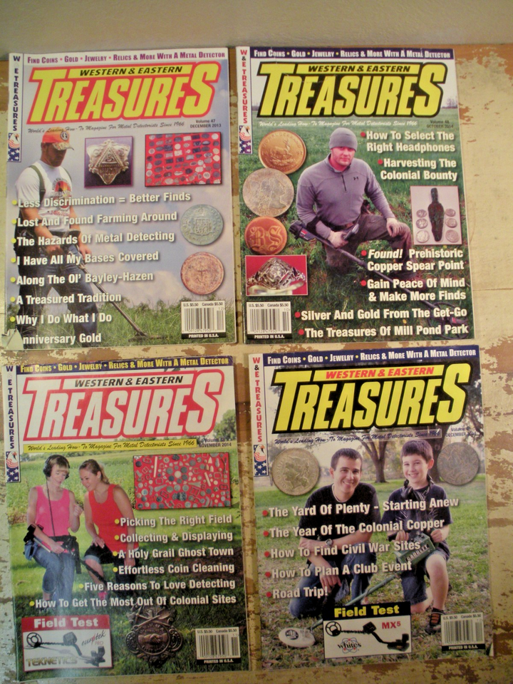 LOT 25 WESTERN & EASTERN TREASURES Magazines 2006 - 2015 Metal ...
