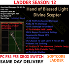 PC PS4 PS5 XBOX SWITCH LADDER Hand of Blessed Light DIABLO 2 ...
