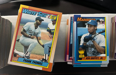 1990 TOPPS BASEBALL COMPLETE SET, Frank Thomas, Larry Walker, Sammy ...