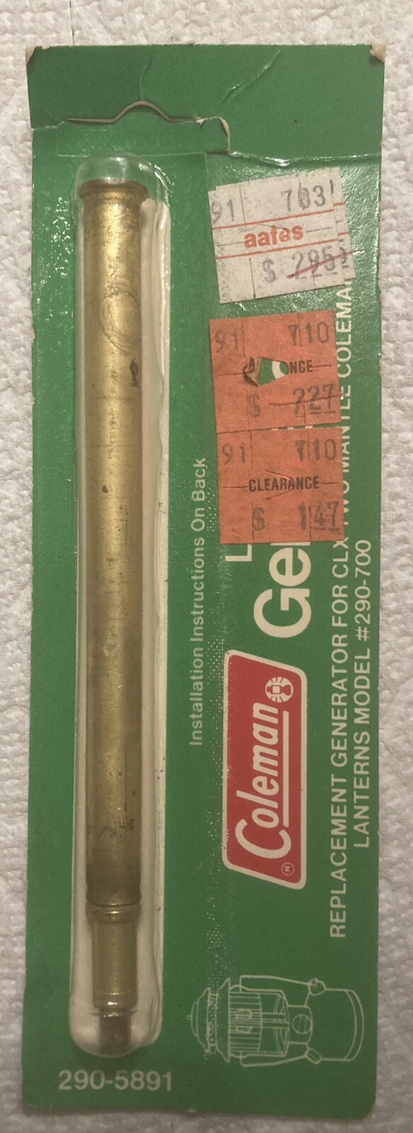 Coleman Lantern Generator for Models 290 and 290a 290-5891 for sale ...