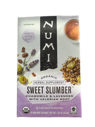 Numi Organic Sweet Slumber, 16 Bags Per Box, BRAND NEW and SEALED! | eBay