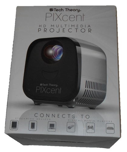 TECH THEORY PIXCENT HD MULTIMEDIA PROJECTOR PORTABLE BIG SCREEN TV ...