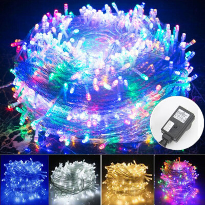 10-100M LED String Fairy Lights Outdoor Christmas Party Home Decor ...