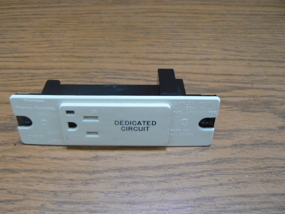 Steelcase Receptacle Dedicated Circuit Simplex Receptacle Power Outlet ...