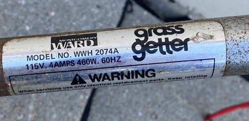 Vintage Montgomery Ward Grass Getter Edger Trimmer WWH 2074A Handle ...