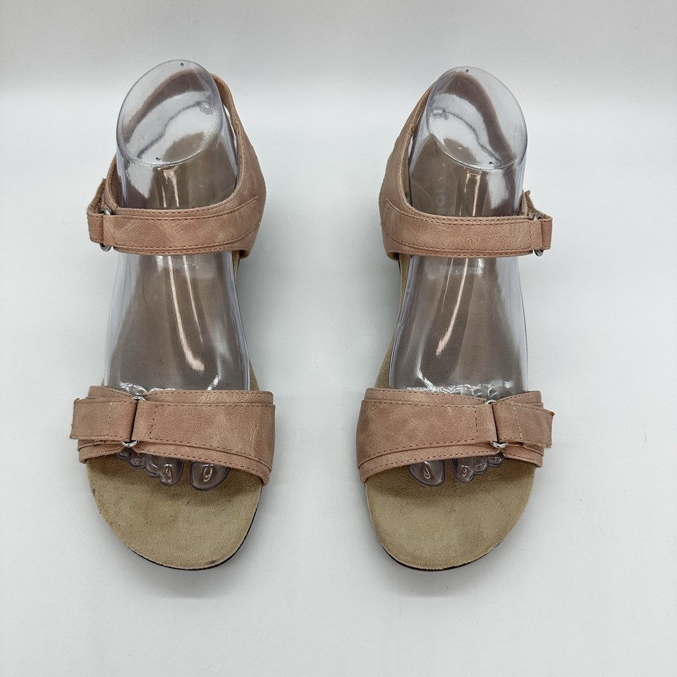 Vionic-Adelaide Ankle Strap Wedge Sandals Dusty Pink Women 8.5 US | eBay