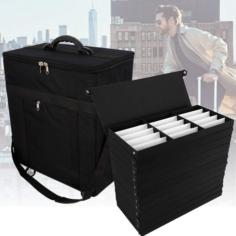 180 Slot Optical Glasses Case Pull Rod Box Eyeglasses Display Organizer ...