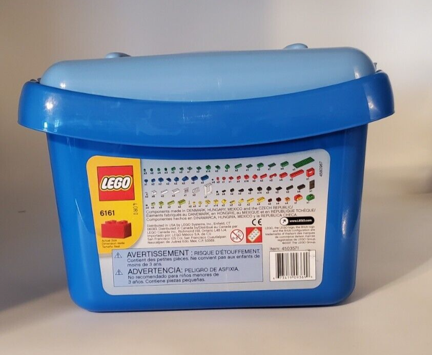 LEGO Make and Create: LEGO Brick Box (6161) 100% COMPLETE! 673419093699 ...