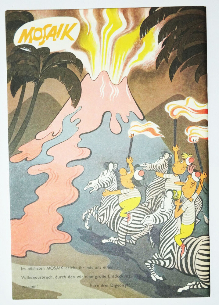 Mosaik Nr 6 Digedags Reprint Dig Dag Digedag und der überlistete Krake ...