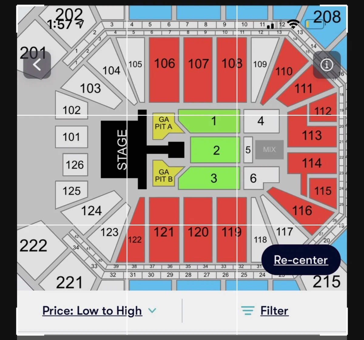 Golden One Center Seating Chart With Rows | Cabinets Matttroy
