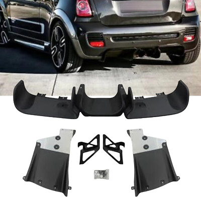 Car Rear Bumper Diffuser Lip For Mini Cooper R56 R57 R58 R59 Black 1 ...
