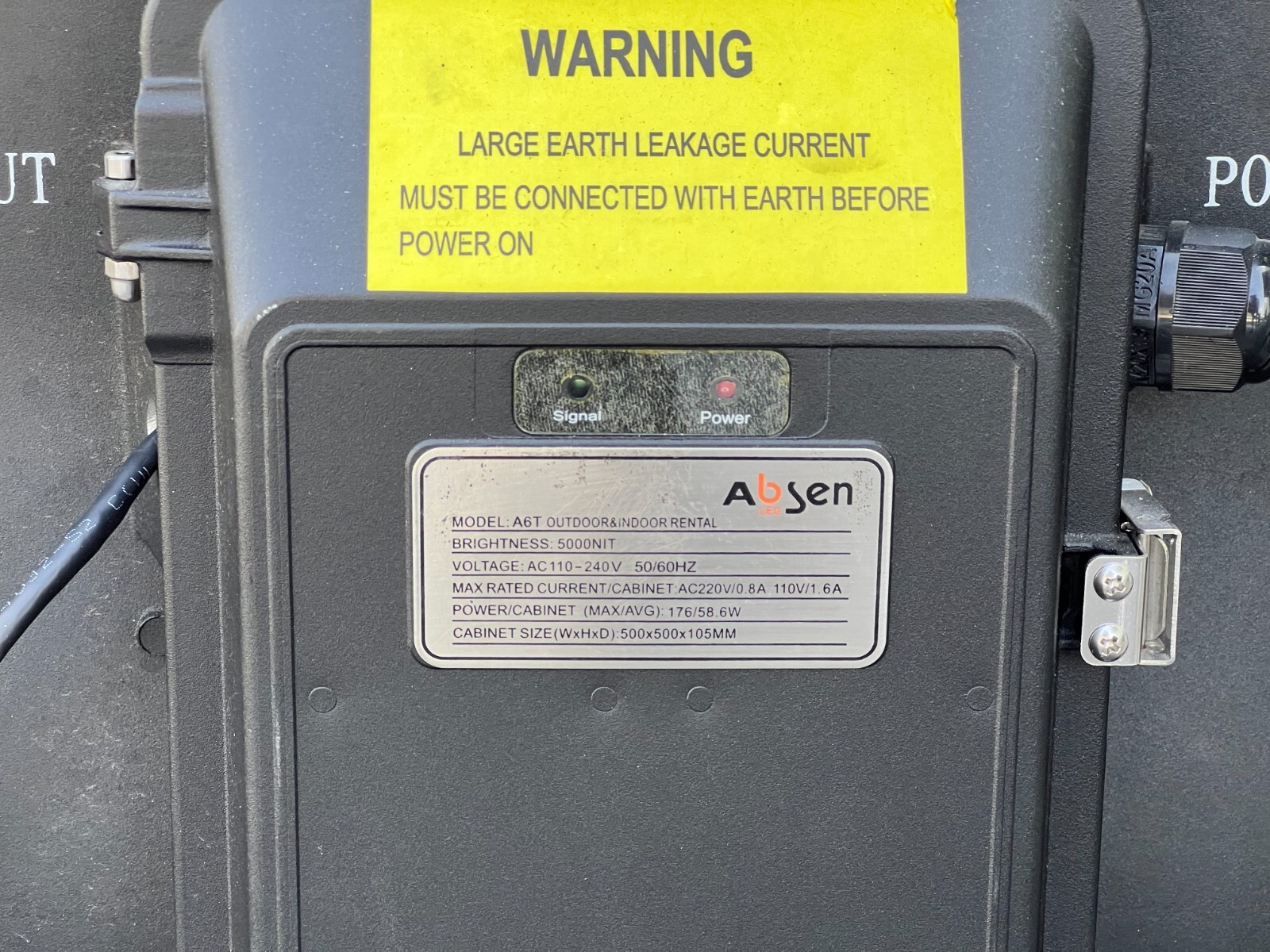 Absen A6T (6) Led Panel Screens W/Case -For Parts #17556-#17560 (One ...