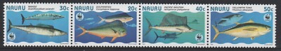 Nauru 1997 Fish Horizontal Strip of 4 MUH | eBay