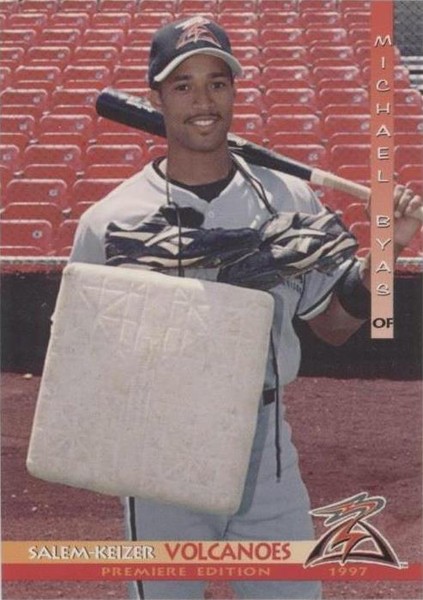 1997 Grandstand Salem-Keizer Volcanoes - #37 Michael Byas (RC) for sale ...