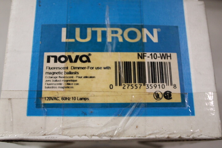 Lutron NSB NF-10-WH Light and Dimmer Switches EA | eBay