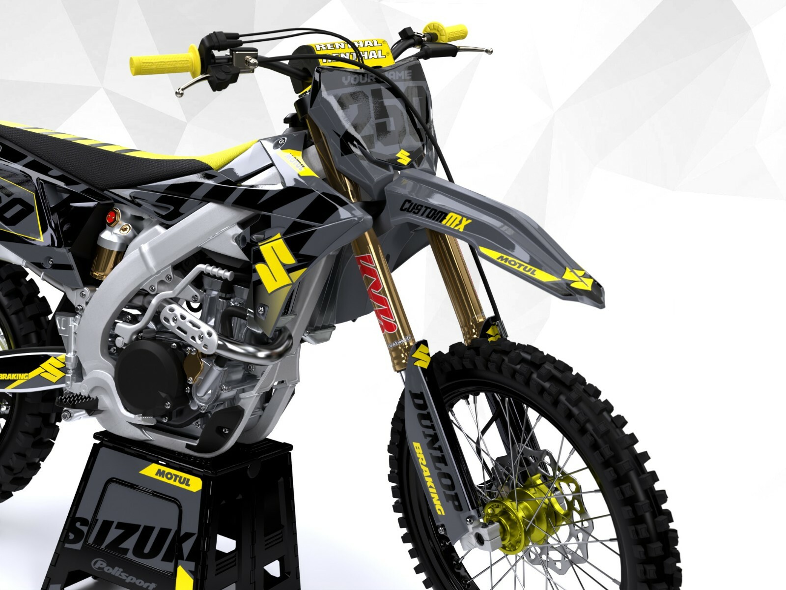 Suzuki 1996-2019 MOTOCROSS GRAPHICS MX RM RMZ 85 125 250 450 | eBay UK