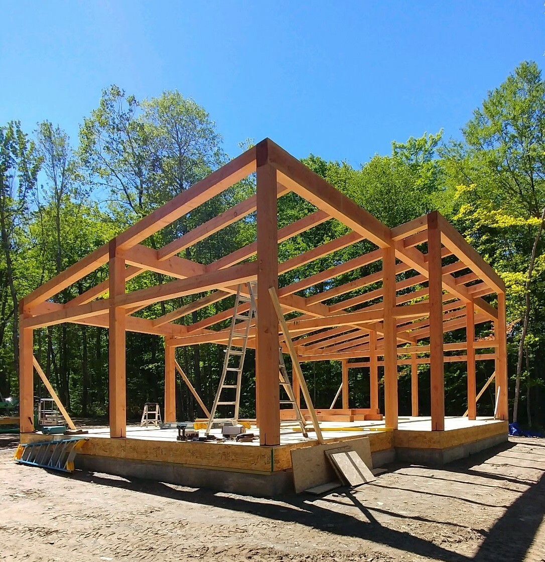 Timber Frame Cabin Packages We Built A Timber Frame Home From Our Own